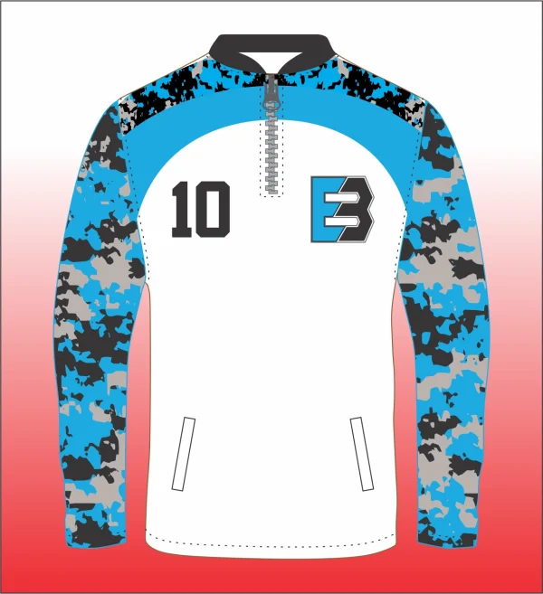 Cage Jacket Camo Raglan Sleeves - Bridgette Enterprises